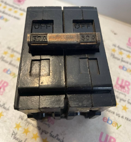 GE TQL2150 50-Amp 2-Pole Type TQL Circuit Breaker 50A 2P 120/240VAC, | eBay