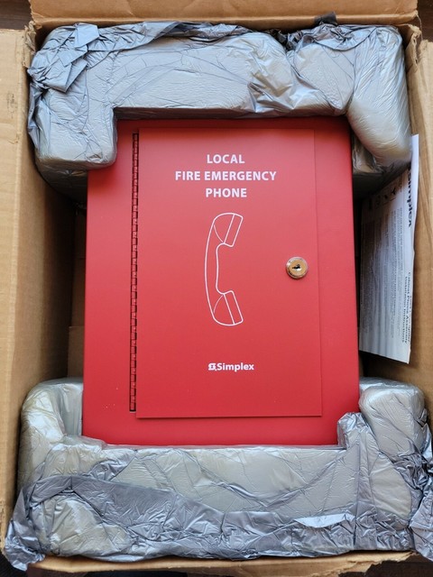 SIMPLEX (2084-9002) Fire Fighter Cabinet Phone Assembly for sale online ...