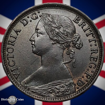 Great Britain 1864 Farthing 1/4d GB3493 | eBay