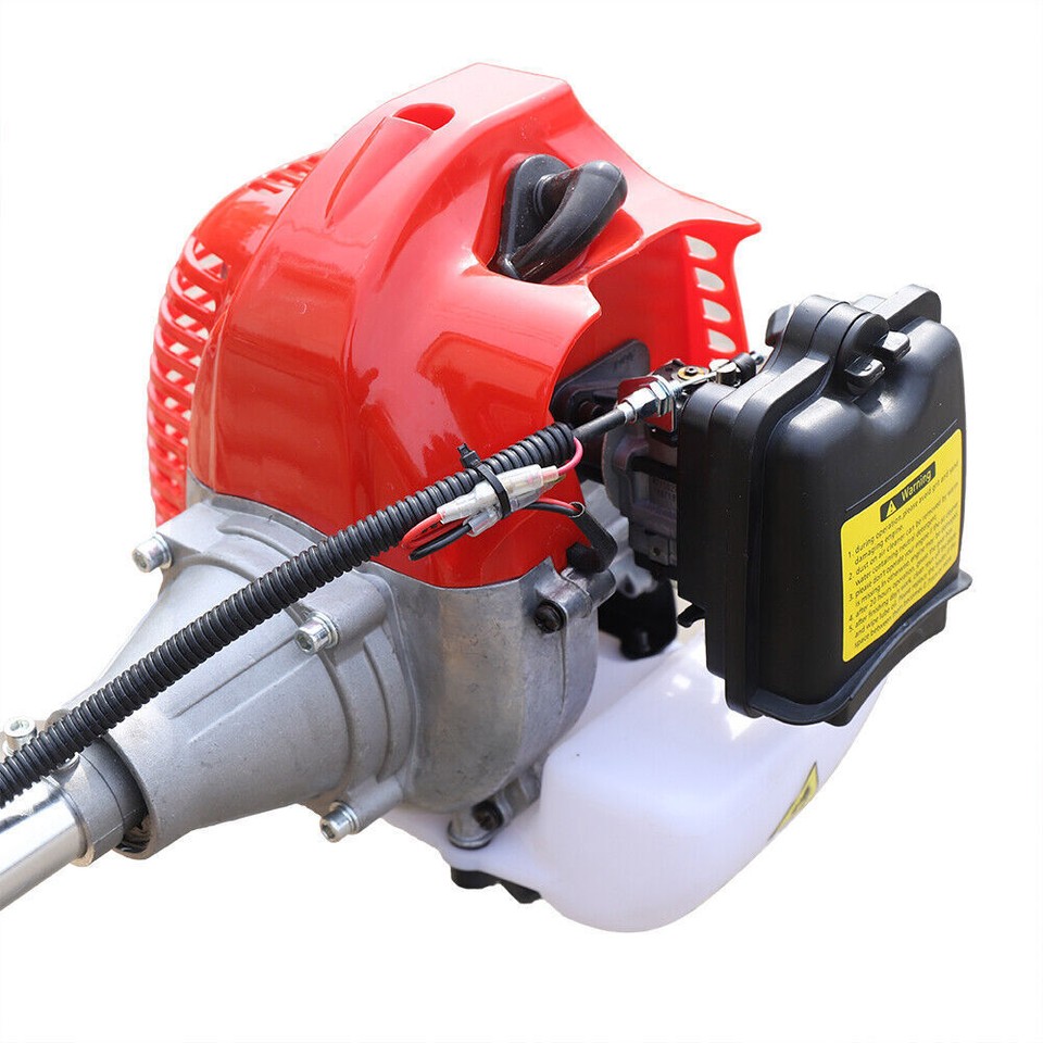 42.7CC 2 Stroke Mini Gas Powered Tiller Cultivator Rototiller Garden ...