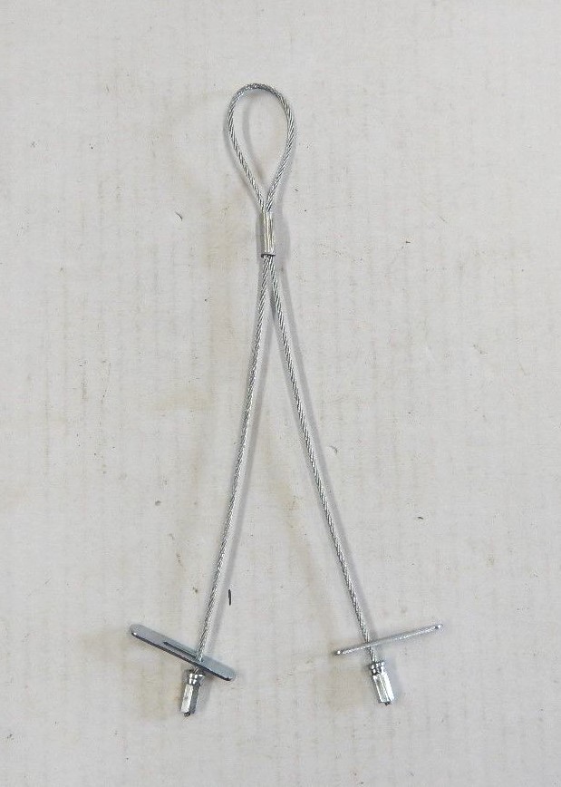 (10) Gripple Adj. Double Toggle End No 2 100# Speaker Light Cable ...