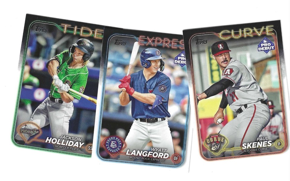 2024 Topps Holiday set + Pro Debut set, Bowman base paper set + insert ...