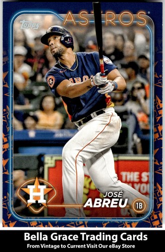 2024 Topps Jose Abreu #410 Houston Astros Team Color Border Variation ...