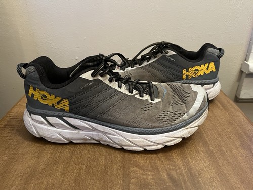Hoka One One Clifton 6 Gray 1102872 LLRC Men's Size 11 | eBay
