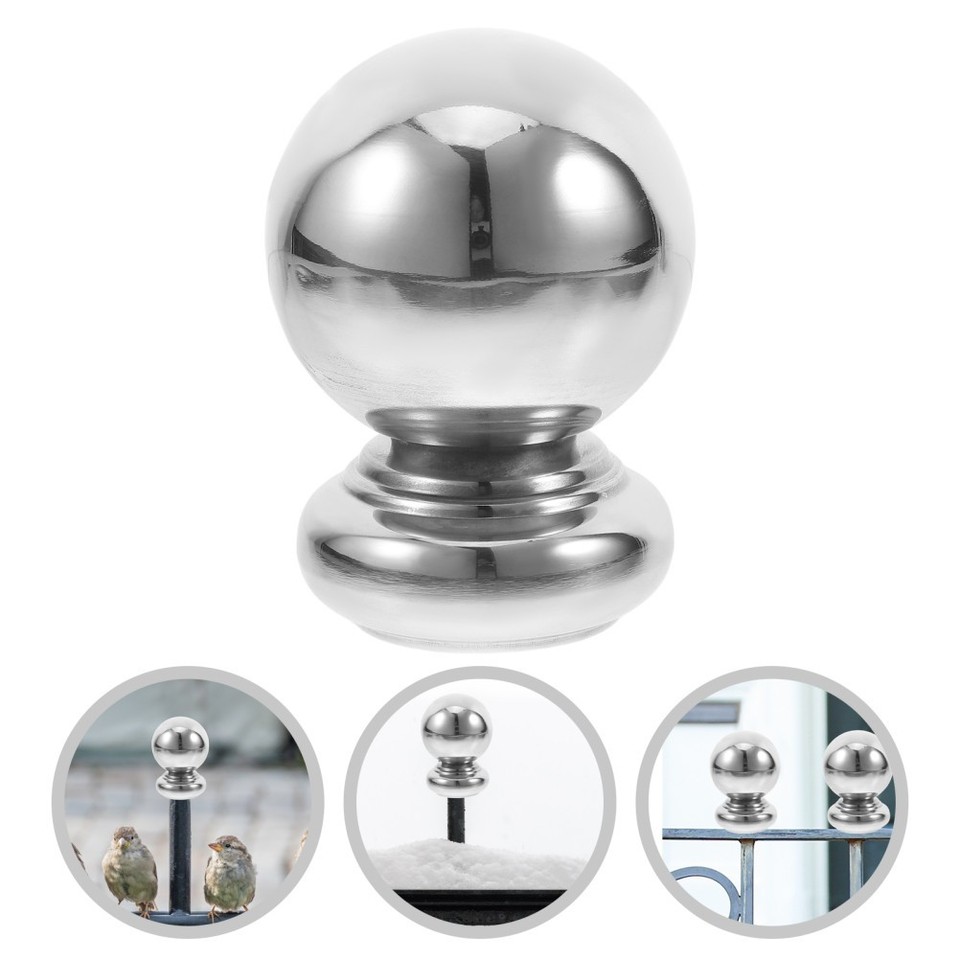Metal Post Railing Caps Stainless Steel Handrail Decorative Fence ...