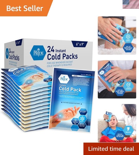 Disposable 6x9 Ice Pack Emergency Kit - Immediate Relief for Sprains ...