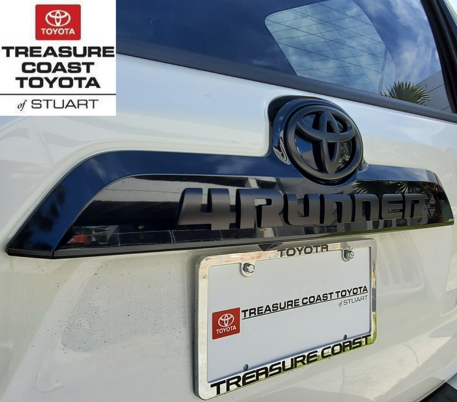 NEW OEM TOYOTA 4RUNNER 10-22 NIGHTSHADE SEMI GLOSS BLACK TAILGATE ...