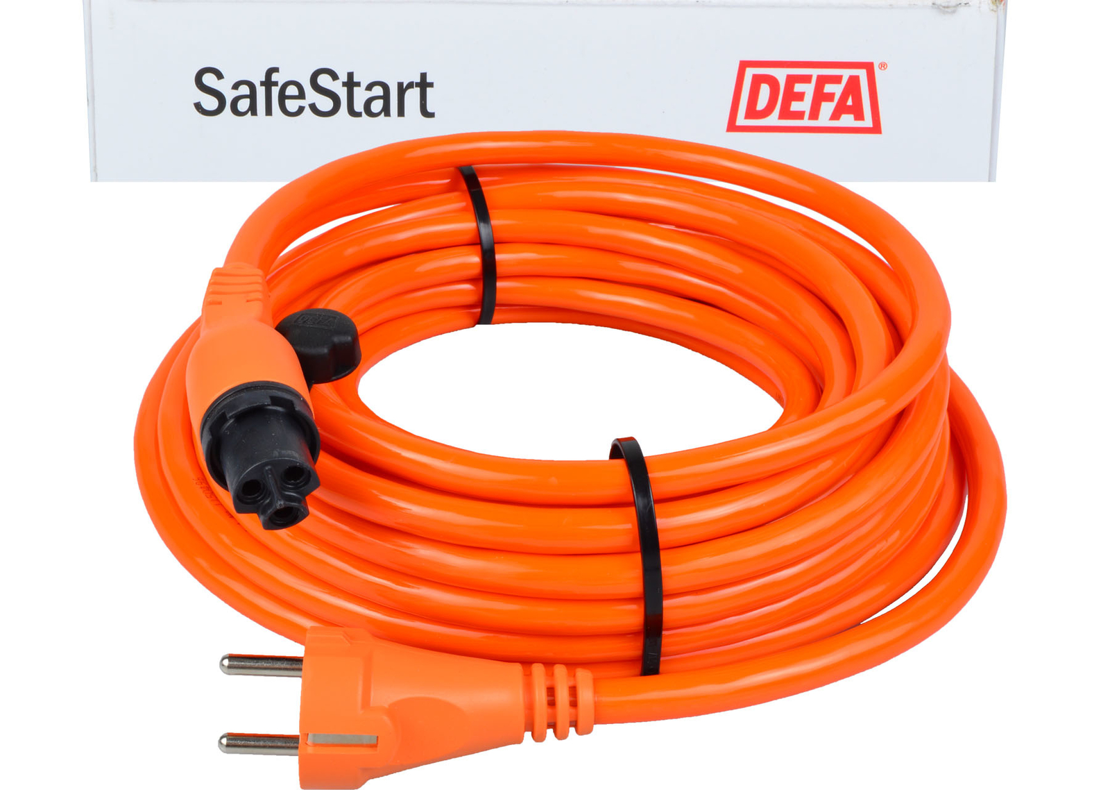 DEFA 460962 Anschlusskabel außen + Stecker Orange Verstärkt 10m 230V ...