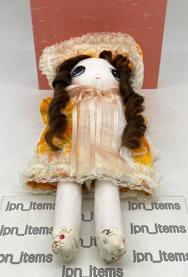 Handmade Japan Plush Cotton Bunka Doll Japanese Retro Style Brown Hair ...