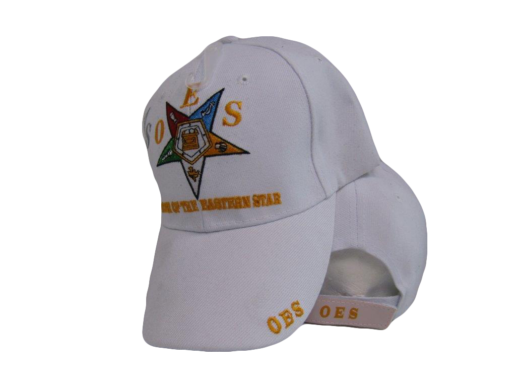 OES Order of the Eastern Star Mason White Embroidered Cap CAP964 Hat | eBay