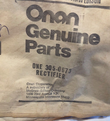 Onan Marine Generator Rectifier (305-0673) (Onan#6) | eBay