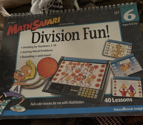 Math Safari Division Fun Set 6 For Ages 8 & Up Free Shipping Included ...