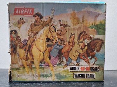 Airfix Wagon Train Wild West Pioneer 1:72 Scale HO/OO 46pc Plastic Model Soldier | eBay