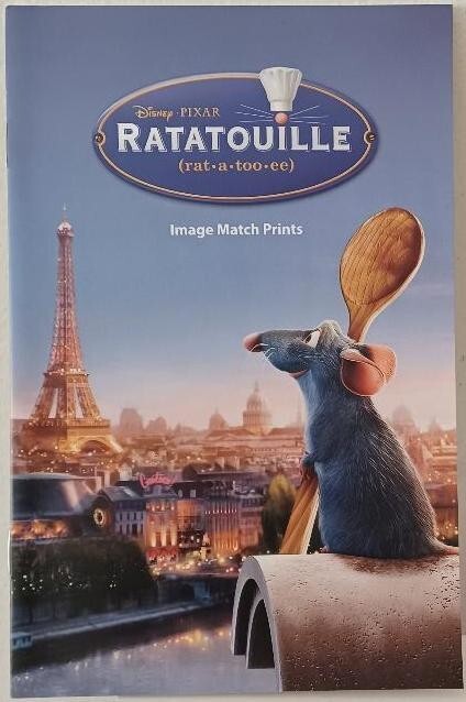 RATATOUILLE DISNEY PIXAR 2007 DIGITAL CD PRESS KIT + PROMO BOOKLET ...