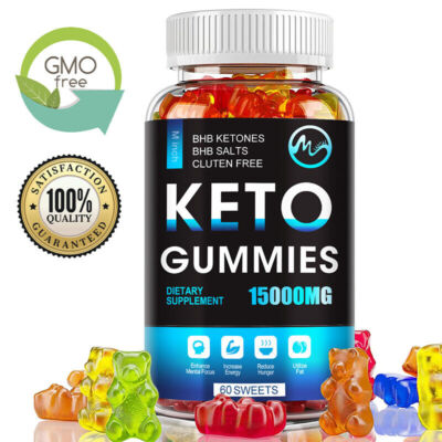 Keto ACV Gummies For Fat Burn BHB Weight Loss Detox Keto Diet Pills 60 ...