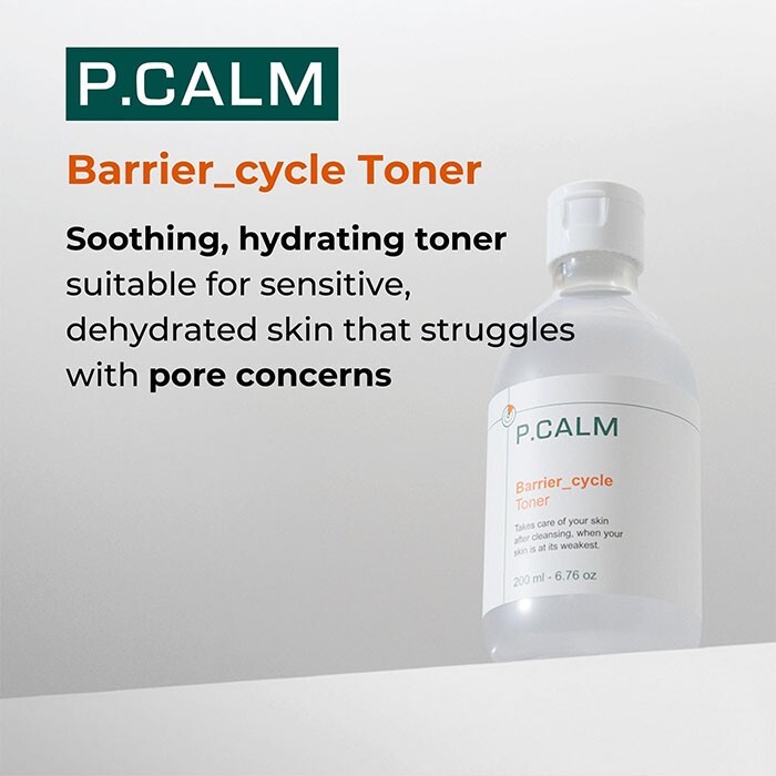 [P.CALM] Trial Kit (Cleanser 12ml + Toner 30ml + Cream 10ml) / Korean ...