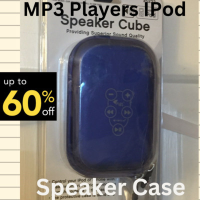 G -Tech elec Tex nxt Protective Speaker Case Blue Plays all MP3 Players ...