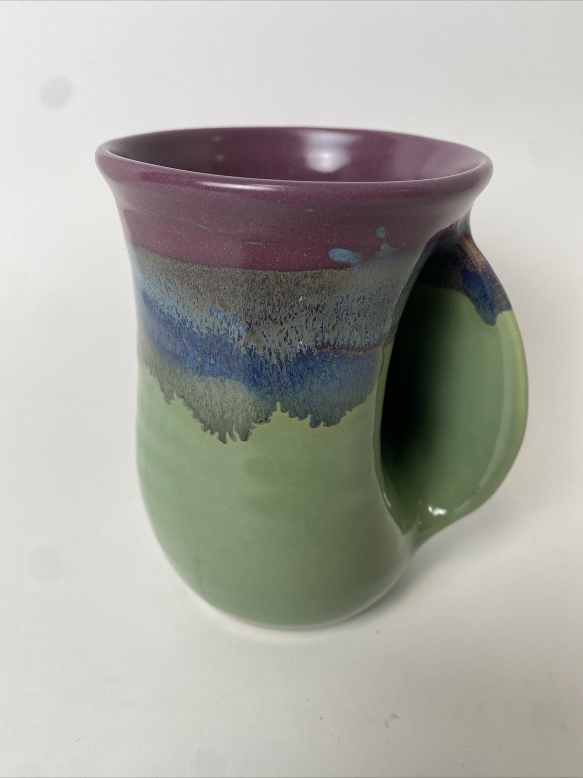 Neher Pottery Coffee Mugs Right Hand Warmer Clay in Motion 5" tall ...
