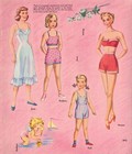 VNTG 1955 PAPER DOLL PARADE 16 PG LASR REPRODUCTIN~Org SZ UNCT FREE SH ...