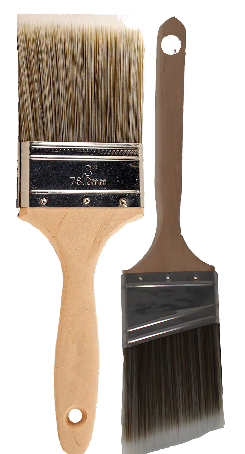 2PK House Wall,Trim Paint Brush Set Home Exterior or Interior Brush | eBay
