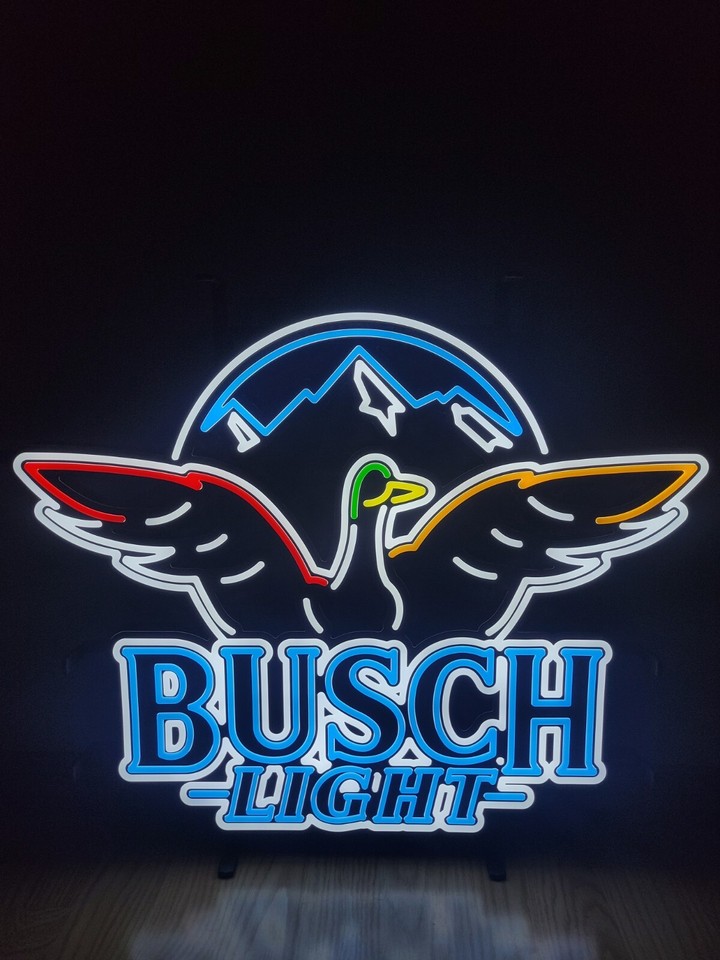 BUSCH LIGHT DUCK HUNTING LED NEW IN BOX Official ANHEUSER BUSCH | eBay