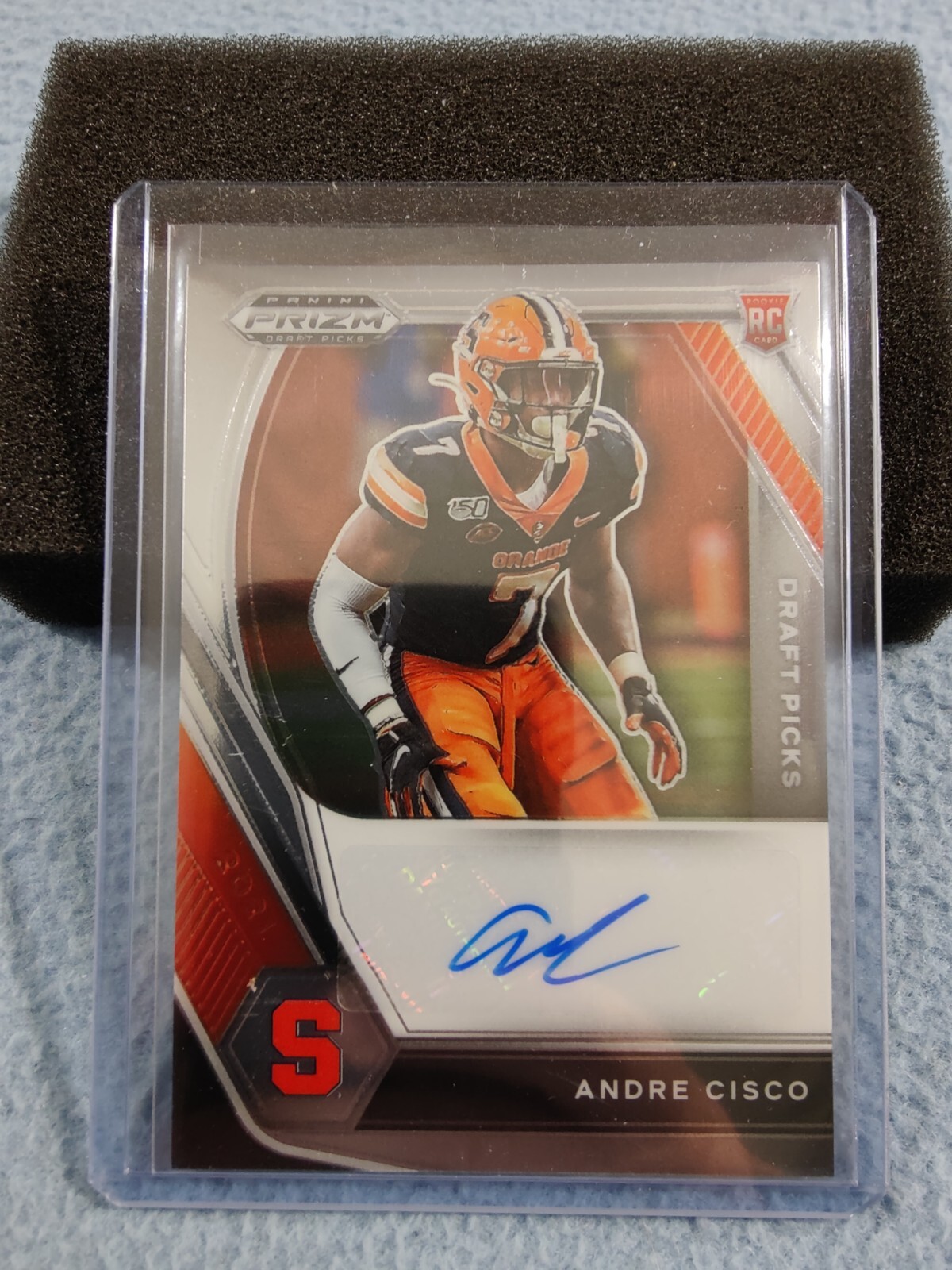 2021 PRIZM DRAFT PICKS ANDRE CISCO AUTO ROOKIE RC SYRACUSE JACKSONVILLE ...