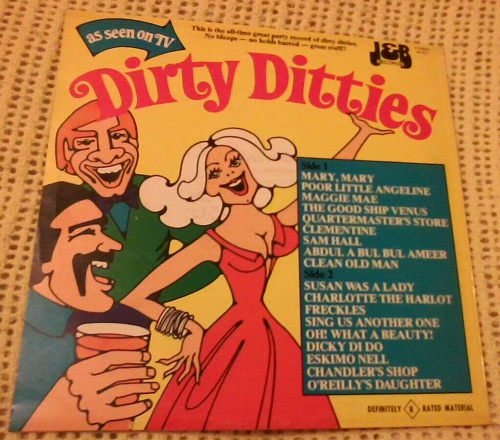 BULK ARTISTS DIRTY DITTIES VINYL LP 1977 ORIGINAL AUSTRALIAN PRESS J&B ...