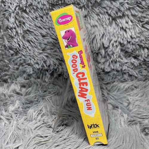 Barney & Friends Good Clean Fun VHS 1998 Video Tape PBS Kids RARE ...