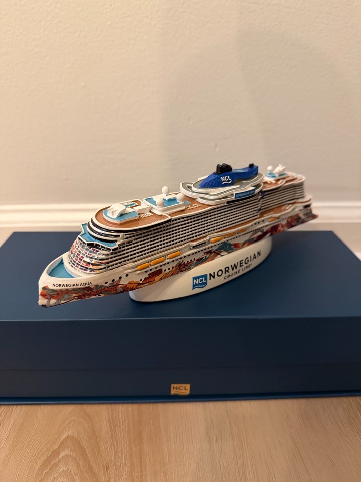 NEW NCL Norwegian Aqua Inaugural Season Cruise Ship Model Norwegian ...