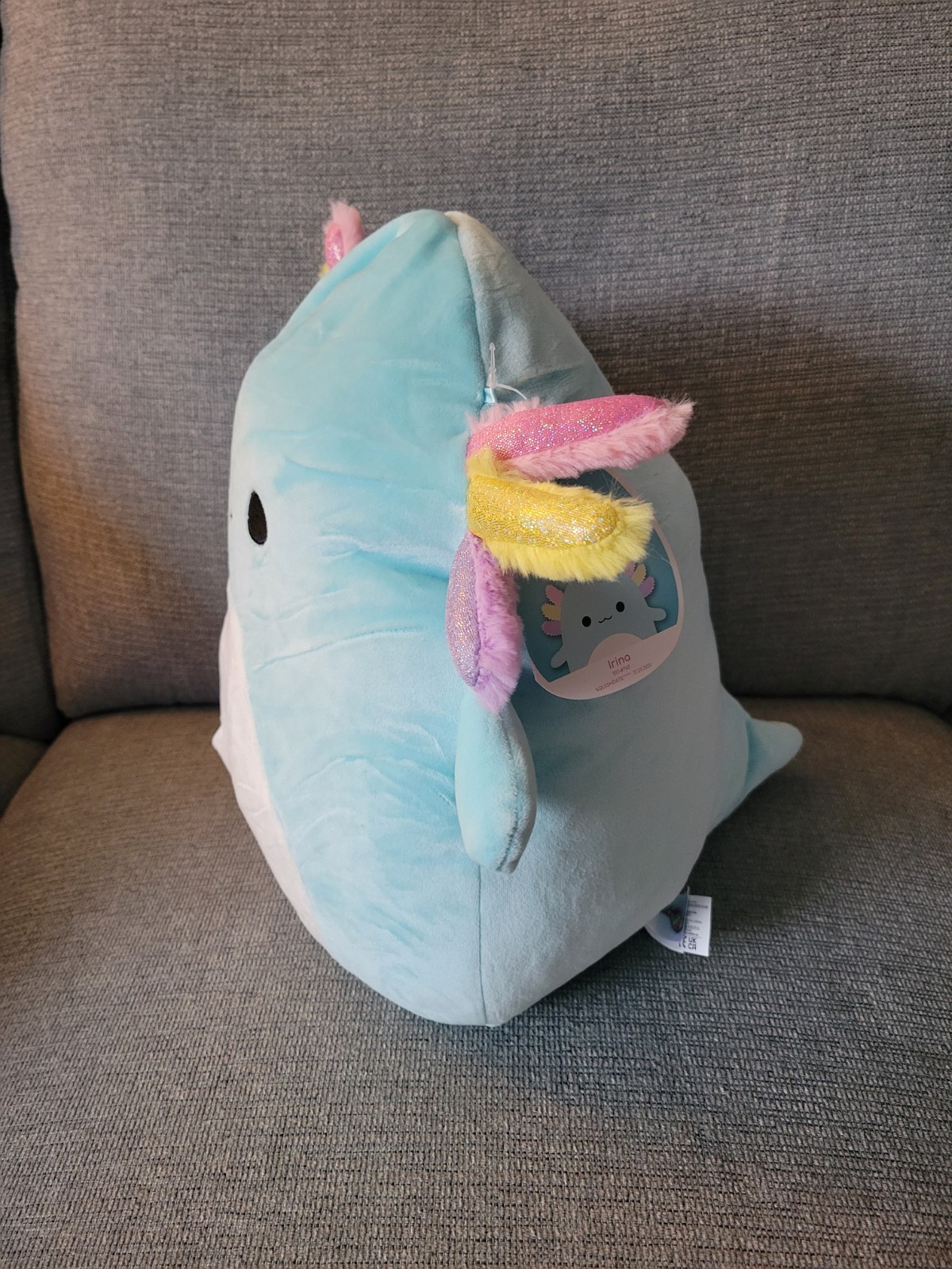 Squishmallows - Irina the Blue Axolotl - 12 Inch - Kellytoy - New With ...