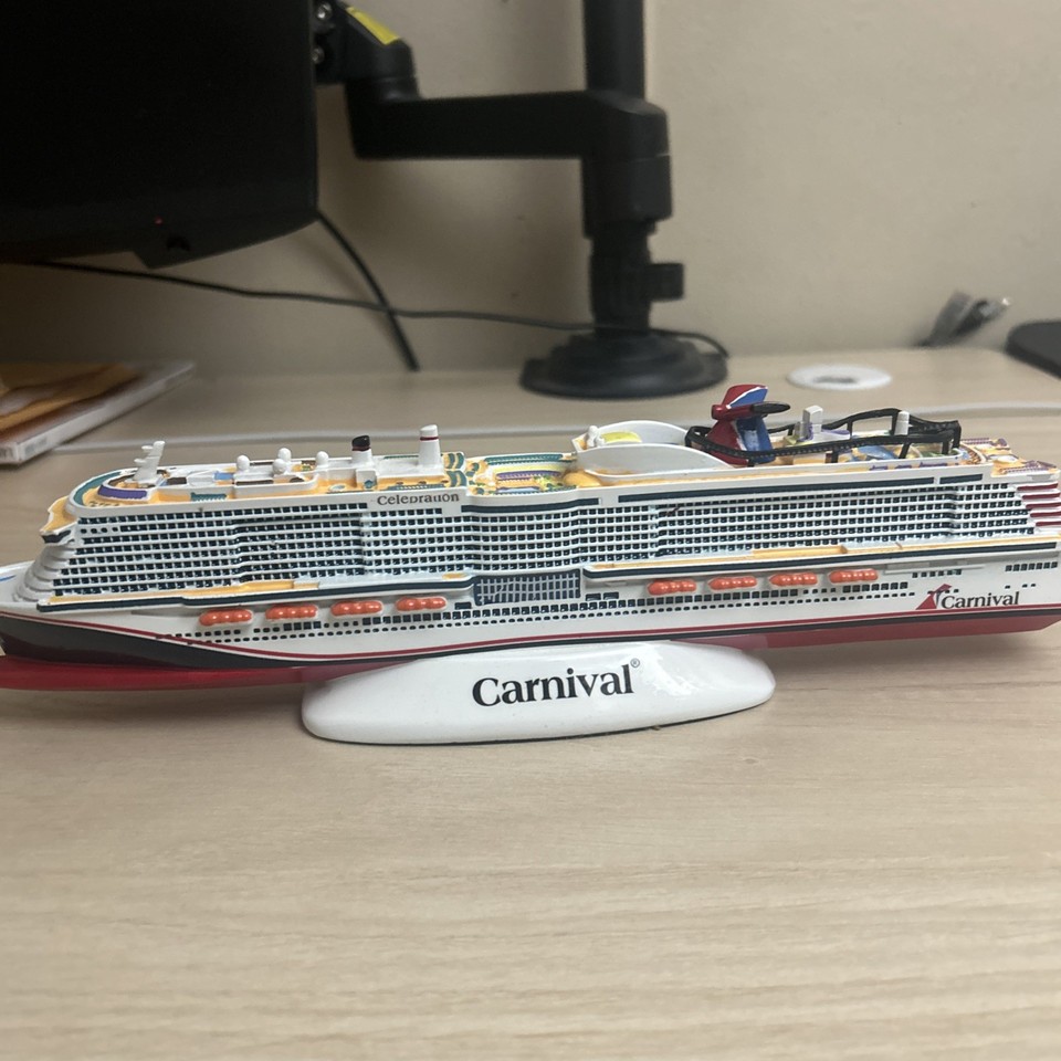 CARNIVAL OFFICIAL CELEBRATION CRUISE SHIP MODEL | eBay