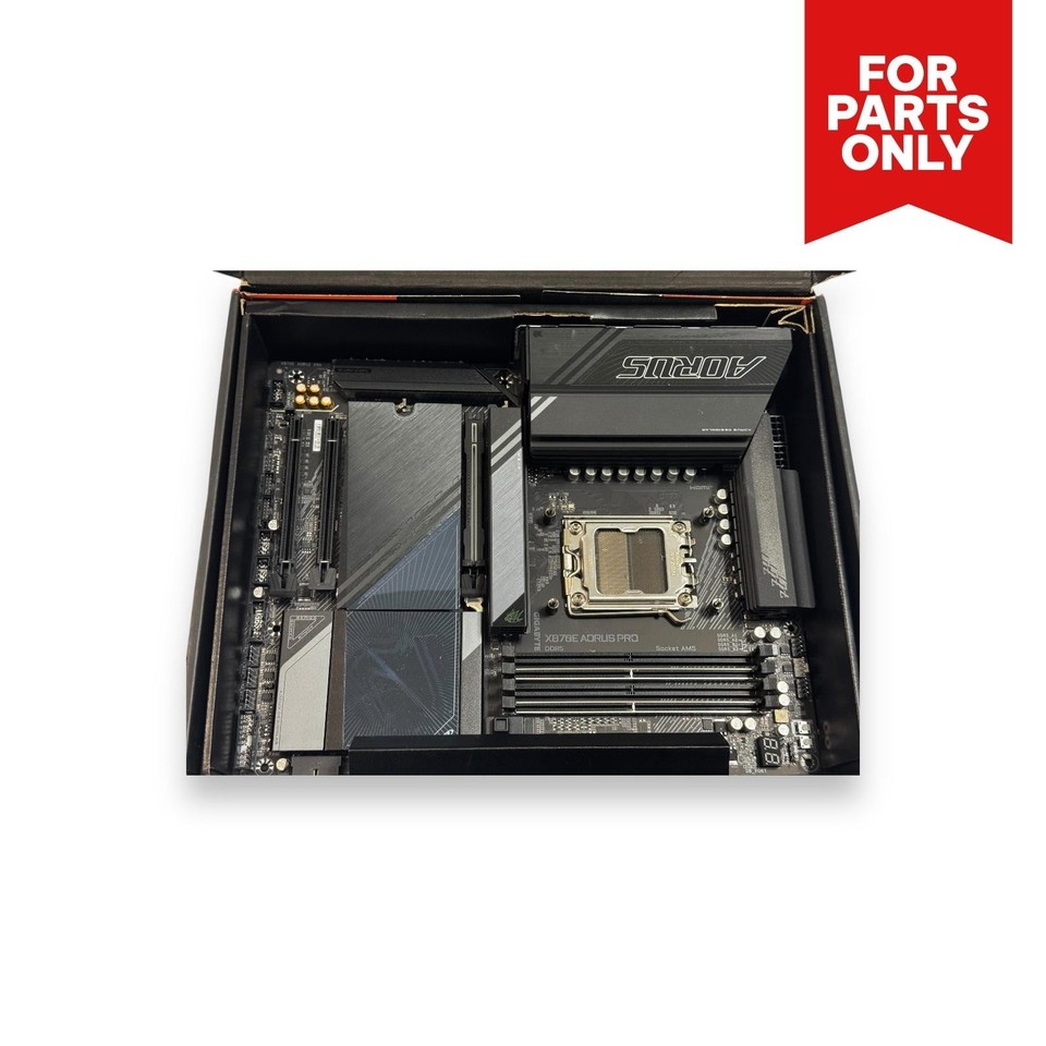 GIGABYTE - X870E AORUS PRO (Socket AM5) AMD X870 ATX DDR5 - FOR PARTS ...