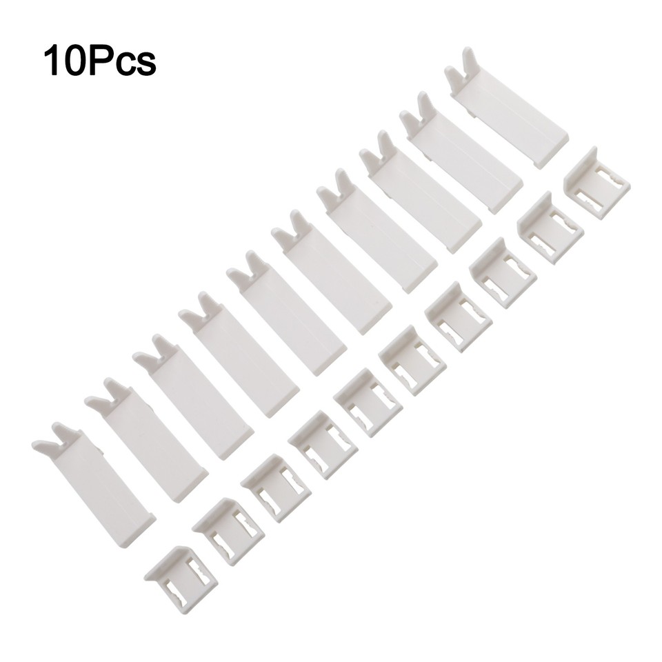 10 Pieces No Drill Blind Brackets for Double Roller Blinds Compatible ...