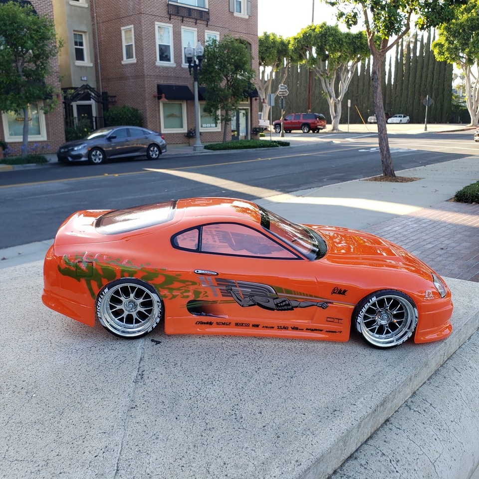 200mm 1/10 Custom SUPRA 4Tec-2 Drift RDS HPI DC10 FZ02 MST TT02 Body ...