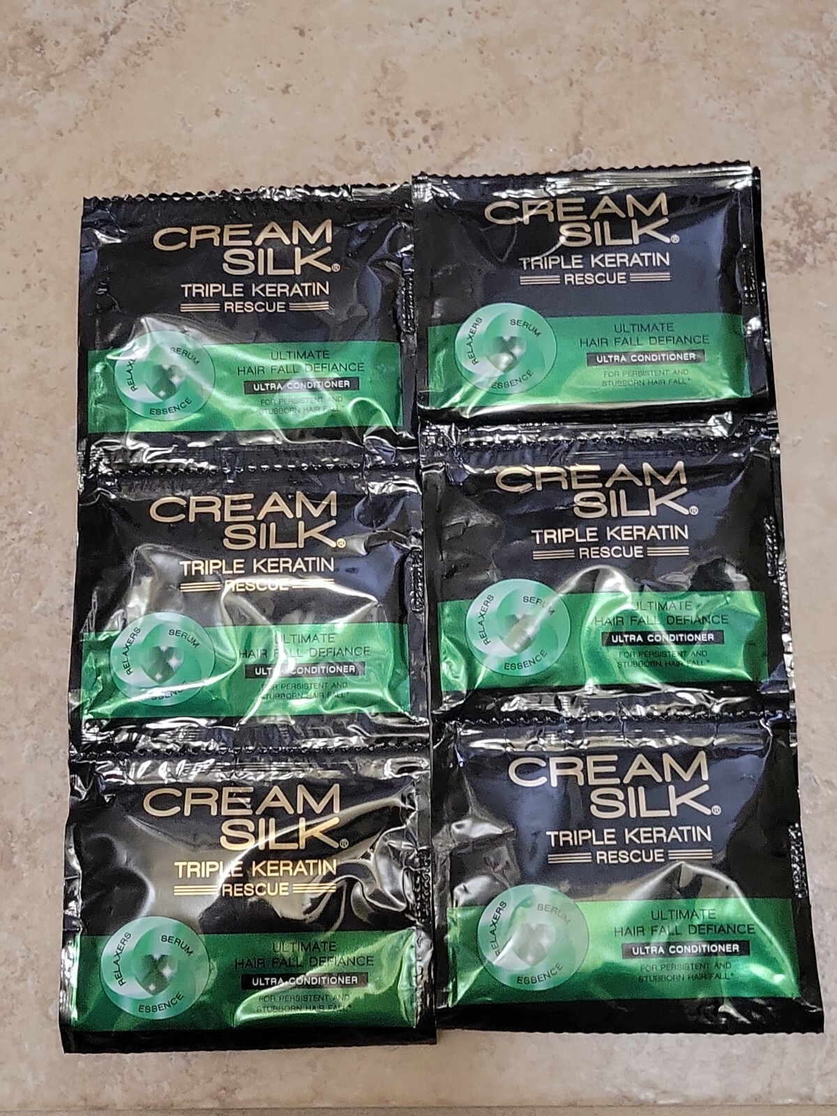 (12-Sachet) CreamSilk TRIPLE KERATIN Rescue Ultimate HairFall ...