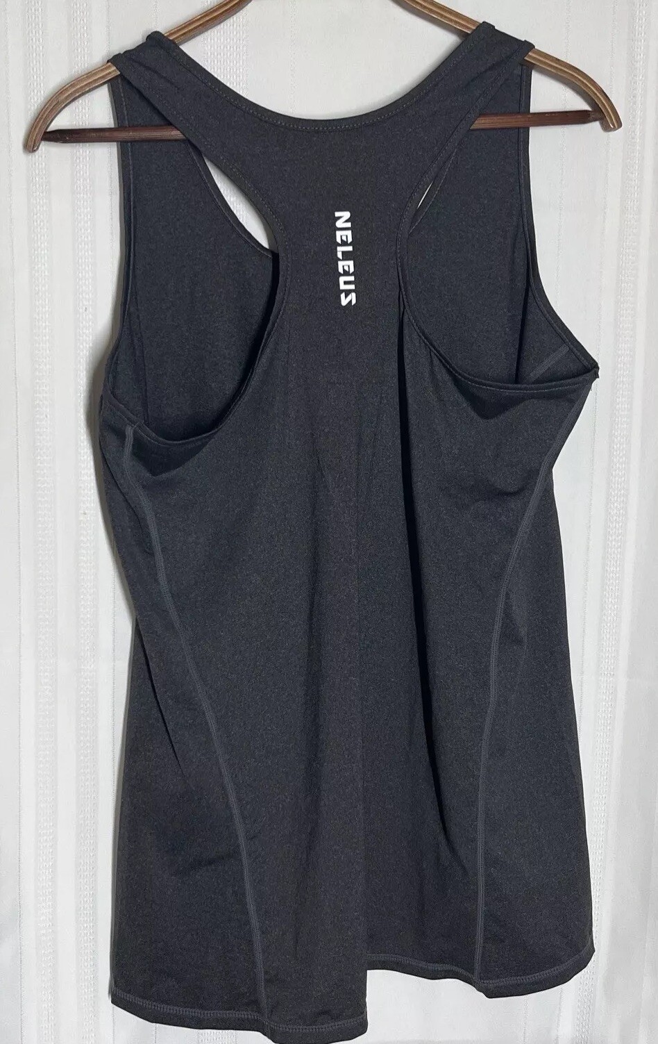 Neleus Tank Top UNISEX 2XL Dark Grey Workout Exercise , Running , Y ...