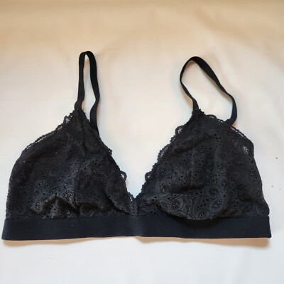 Colsie Black Lace Bralette Size M | eBay
