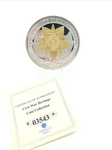 US Civil War Heritage Coin Collection Confederate Honor Medal American ...