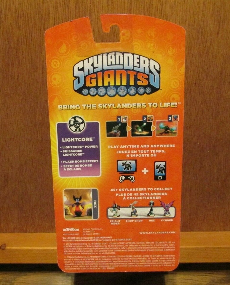 Activision Skylanders Lightcore - Hex Action Figure | eBay
