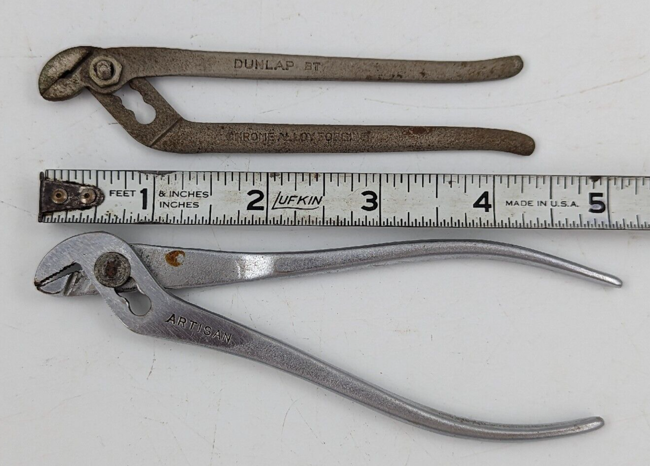 Dunlap BT & Artisan Tongue & Groove Ignition Mini Midget Pliers Vintage ...