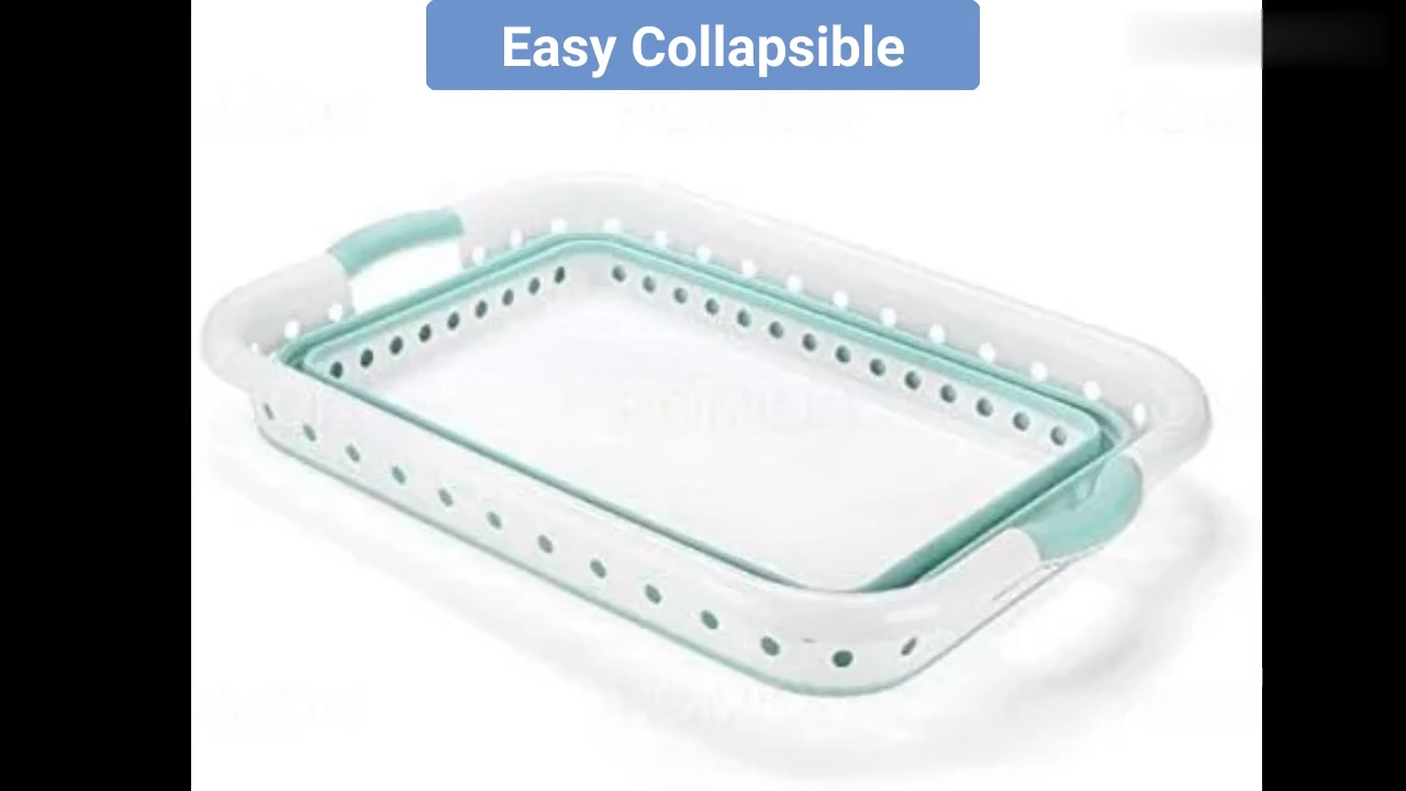 Collapsible Folding Laundry washing Basket storage Space Saving Cloth ...