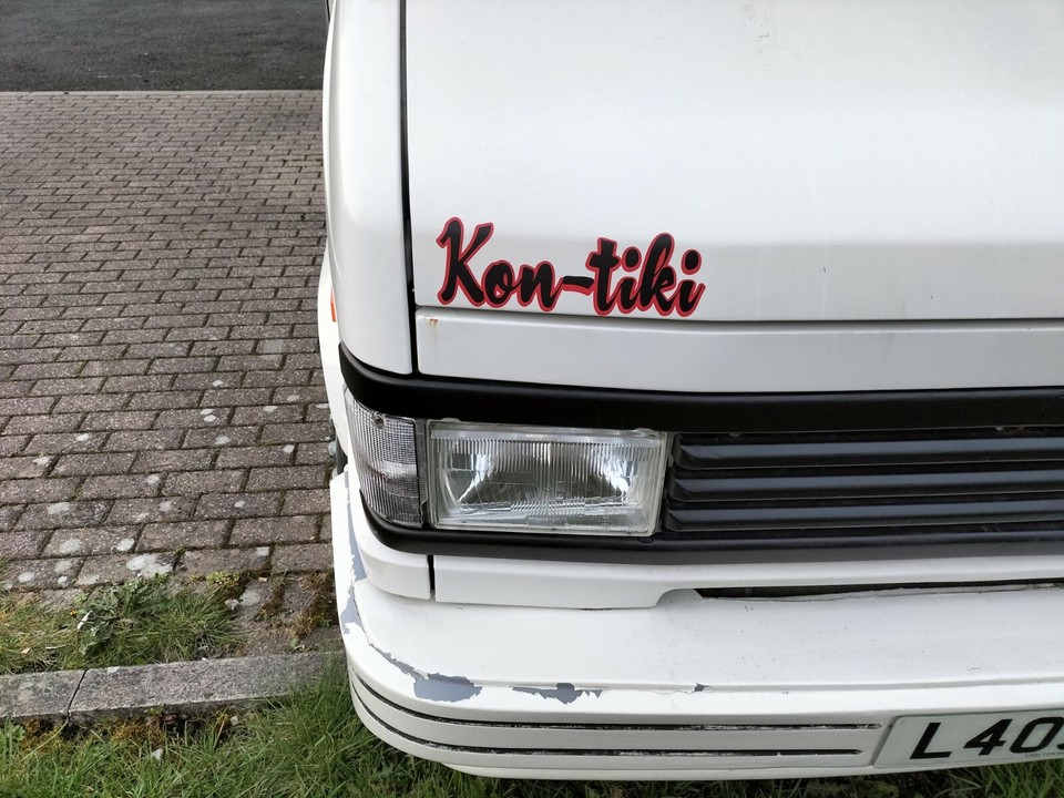 Talbot Express Swift Kon-Tiki Decal, Bonnet Decal Dark Red / Black 26 x ...