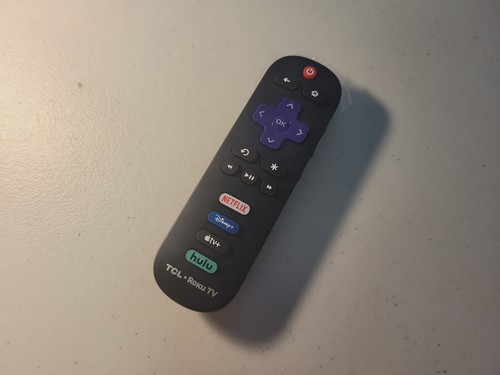 GENUINE OEM TCL Roku TV Remote Control With Netflix Disney+ Apple Hulu ...