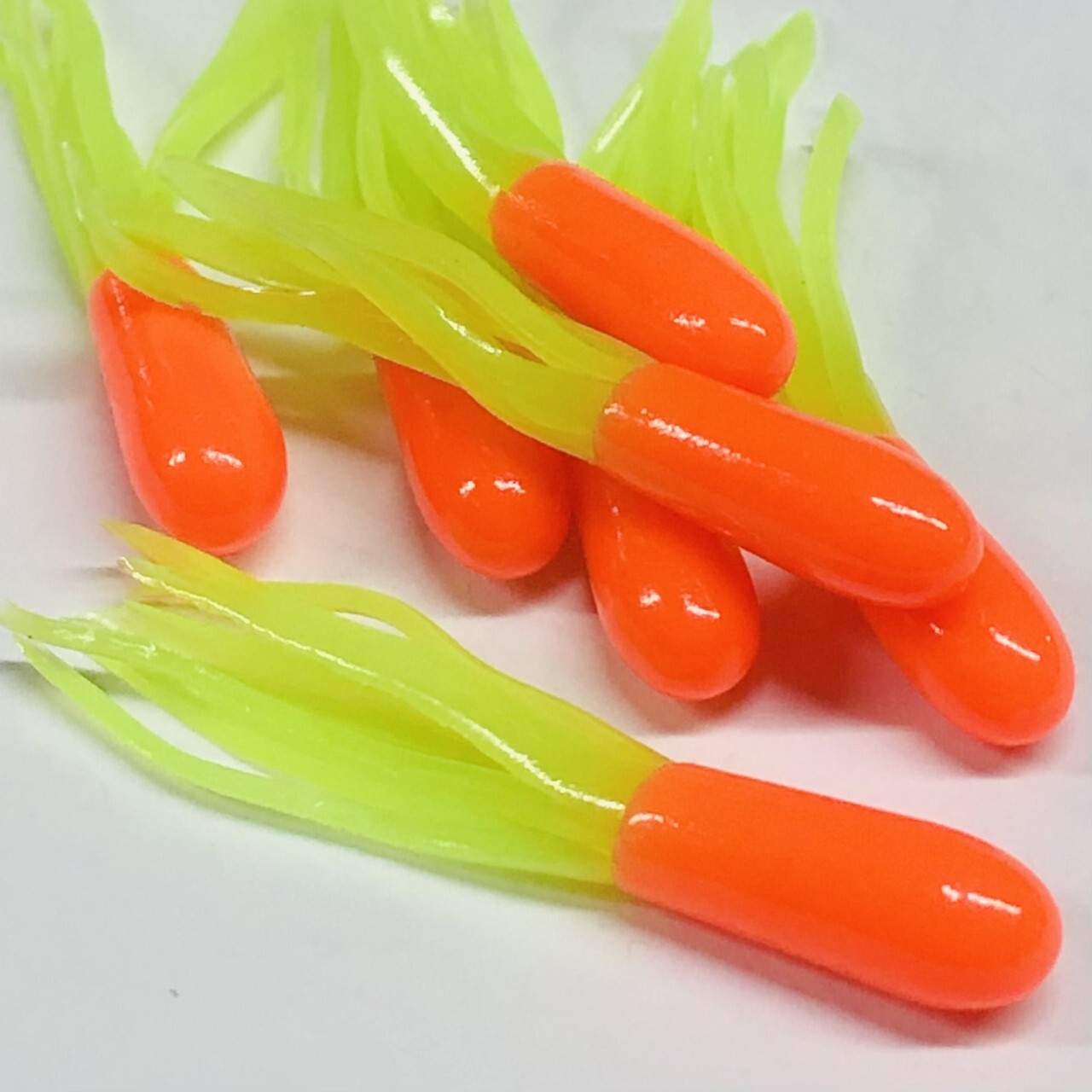 10 Glow Crappie Tube Mini Jigs - Choose Your Colors | eBay
