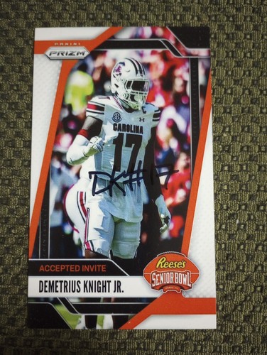 DEMETRIUS KNIGHT JR 2025 SENIOR BOWL ROOKIE CINCINNATI BENGALS SOUTH ...