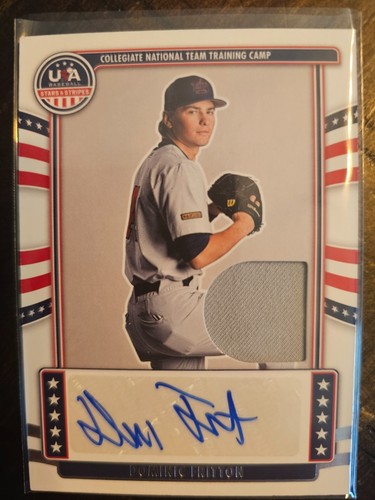 2024 Panini USA Baseball Stars & Stripes Dominic Fritton Collegiate ...