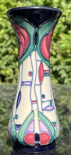 Moorcroft Tribute to Charles Rennie Mackintosh Vase. | eBay UK