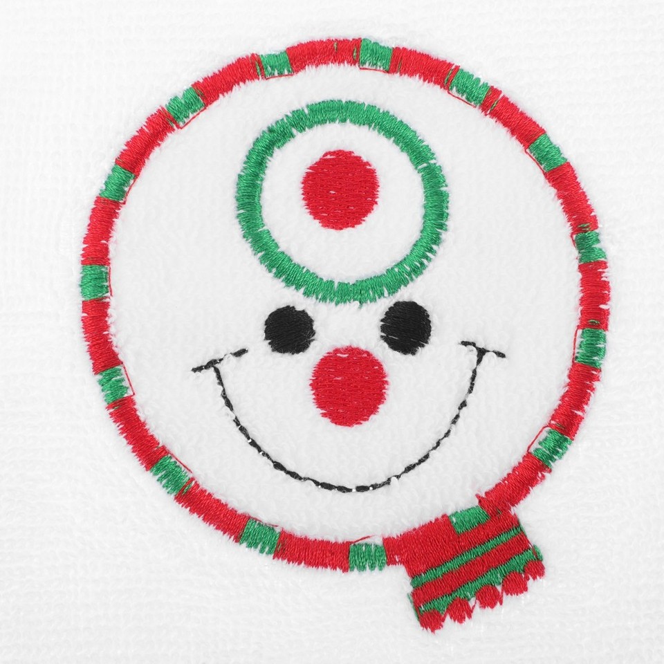 2 Pcs Cotton Christmas Cake Towels Creative Hand Towels Washcloths Xmas ...