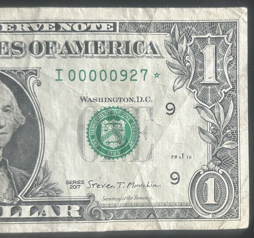 (LOW THREE DIGIT STAR NOTE!) $1 Rare 250K Fancy Serial Number Star ...