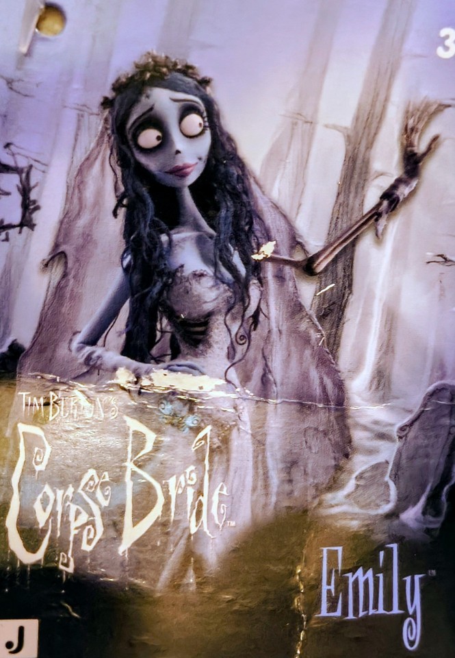 Corpse Bride Emily Plush Jazwares Tim Burton Goth Toy helena bonham ...